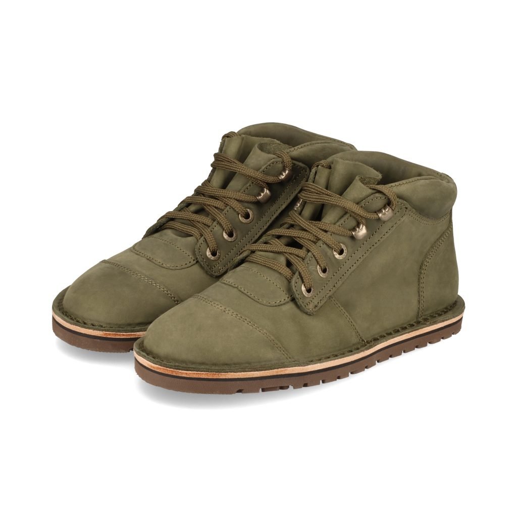 African Ranger Barefoot Boot – Houston Green – Jim Green